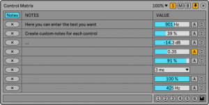 Control Matrix – killihu